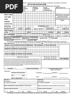 List of Requirements Application Form For Commission in The Reserve ...