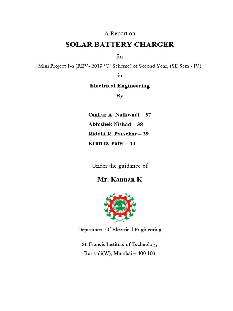 Mini Po1 | PDF | Solar Panel | Direct Current