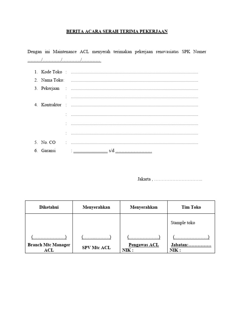 Format BA ST Fix | PDF