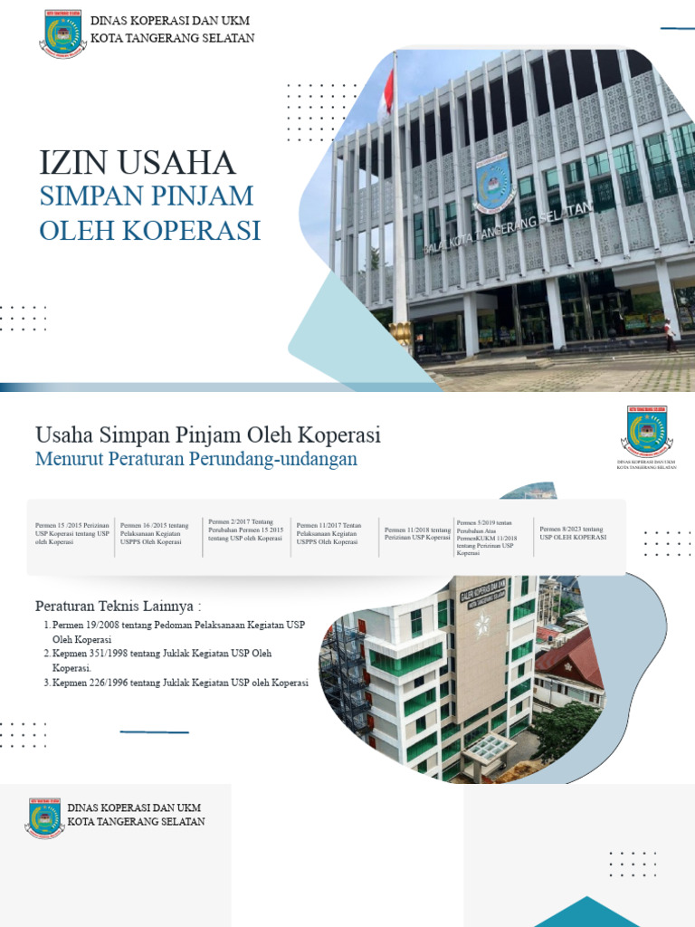 Izin Usaha Simpan Pinjam Dinas Koperasi Dan Ukm Kota Tangerang Selatan | PDF | Pengelolaan ...