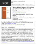 PAC2002 Magic-Formula Tire Model | PDF | Tire | Speed