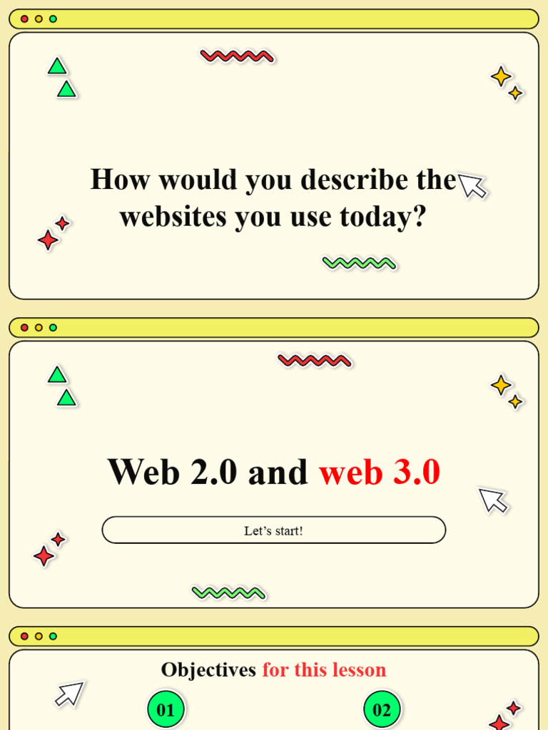Lesson 1 - WEB 2.0 VS. WEB 3.0 | PDF | Web 2.0 | Internet & Web