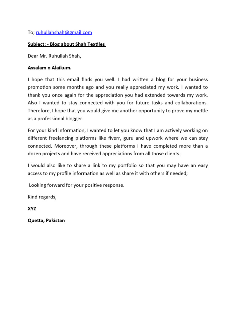 Professional Blogging for Shah Textiles | PDF