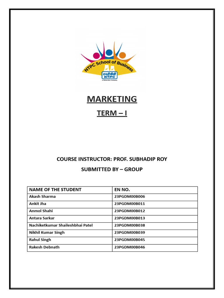 Marketing Report | PDF | Marketing | Business