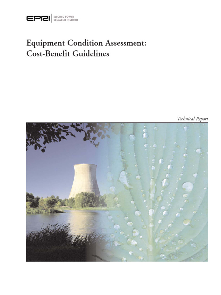 Equipment Condition Assessment - Cost - Benefit Guidelines | PDF | Net ...