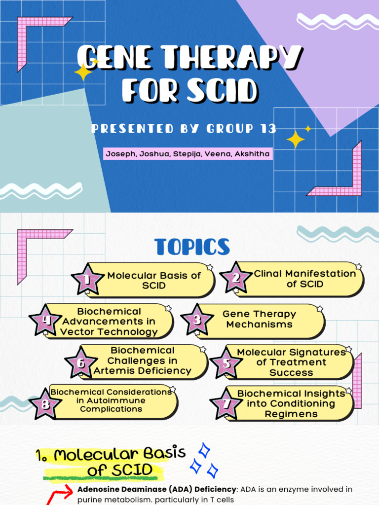 GENE THERAPY OF SCID | PDF | Hematopoietic Stem Cell Transplantation ...