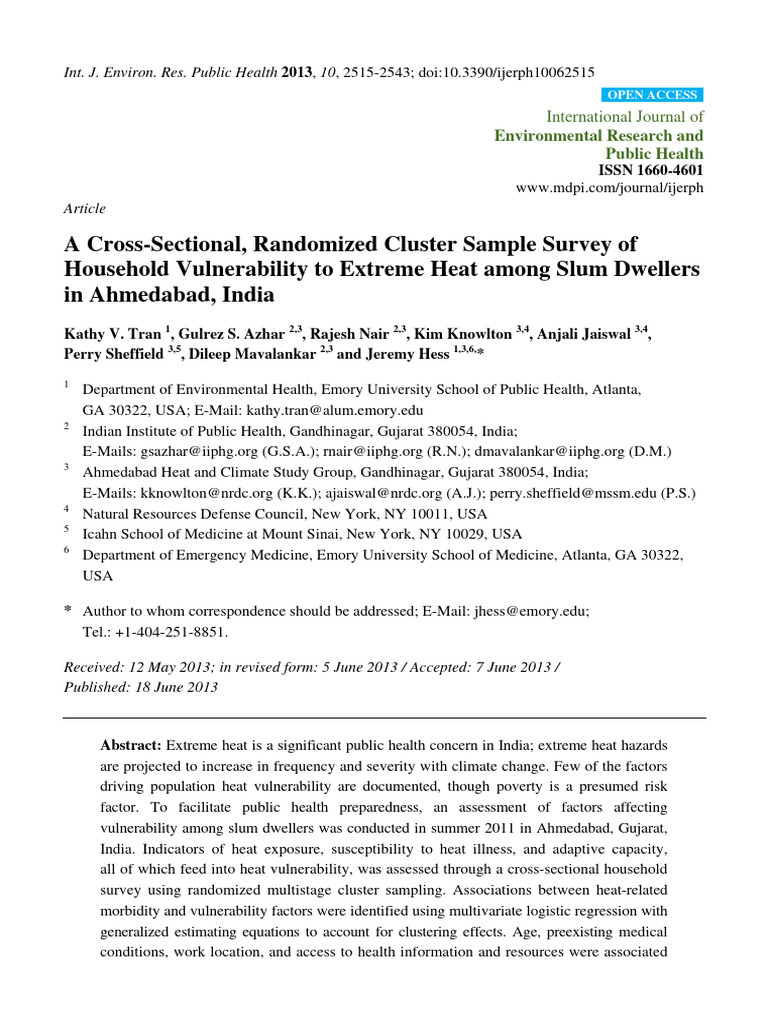 A - Cross-Sectional - Randomized - Cluster | PDF | Sampling (Statistics ...