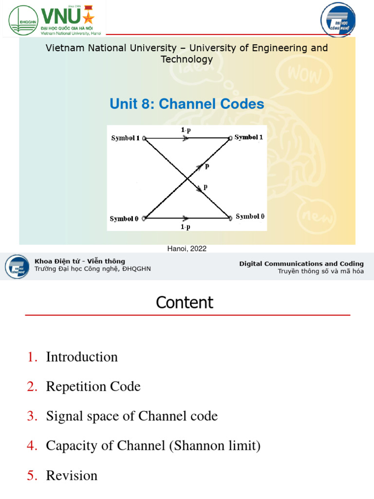 8.Part II.channel Code_Introduction | PDF | Code | Telecommunications Engineering