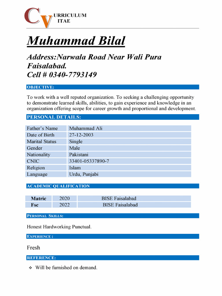Muhammad Bilal | PDF