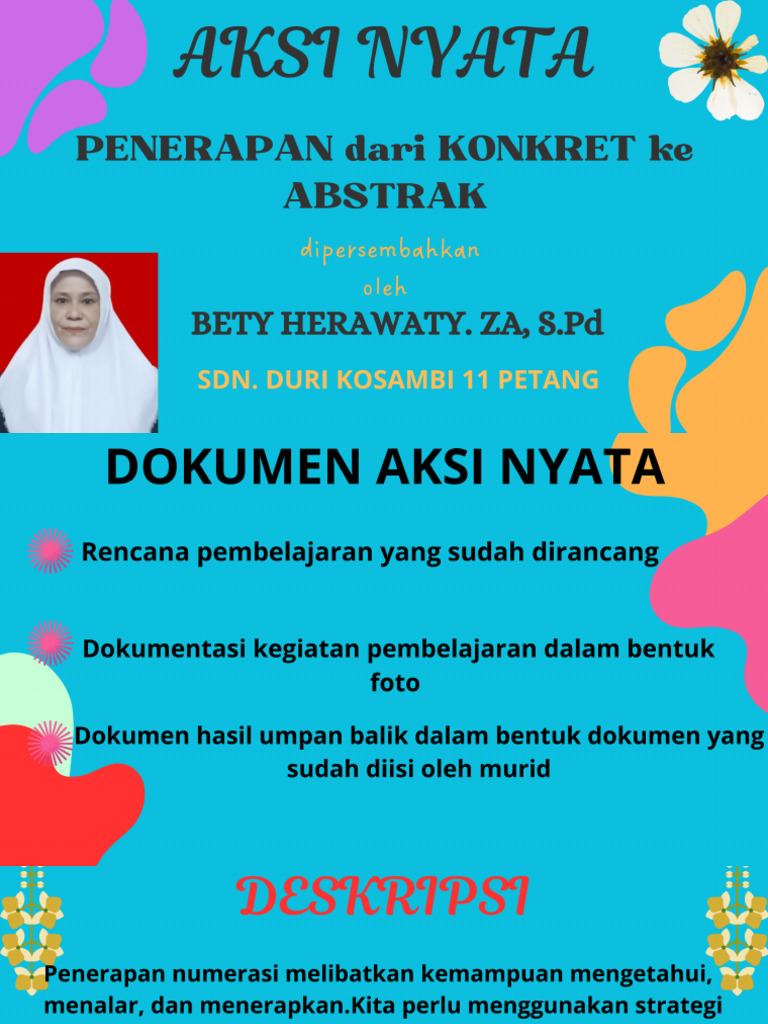 Aksi Nyata Kongkrit Ke Abstrak | PDF