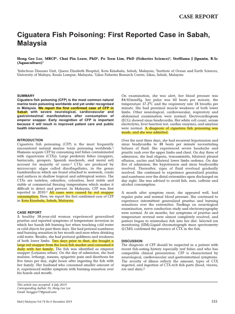 Lim PT, Leaw CP - Medical Journal of Msia, 74 (6) 333-334 | PDF | Electrocardiography | Clinical ...
