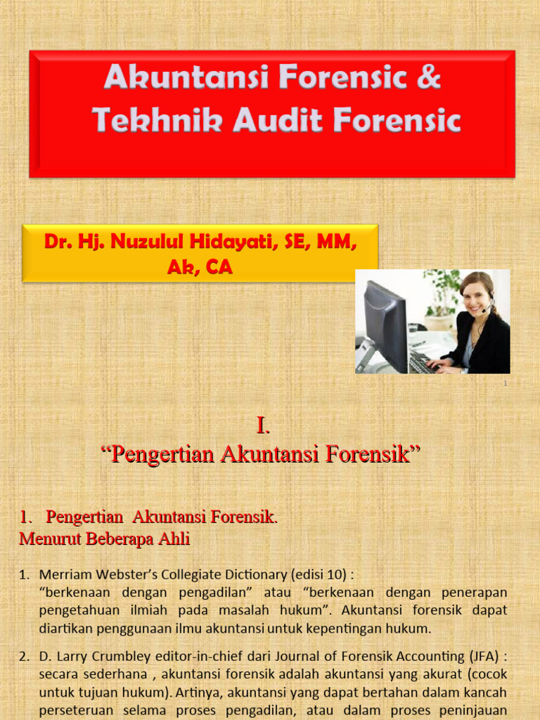Akuntansi Forensik: Konsep dan Penerapan | PDF | Hukum