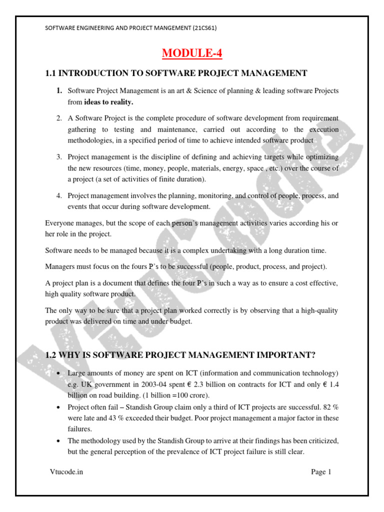 @vtucode - in 21CS61 Module 4 2021 Scheme | PDF | Project Management ...