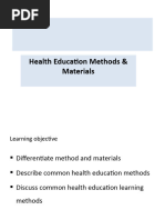 Lec - 4 - Health Learning IEC Materials For Nutrition Education | PDF ...