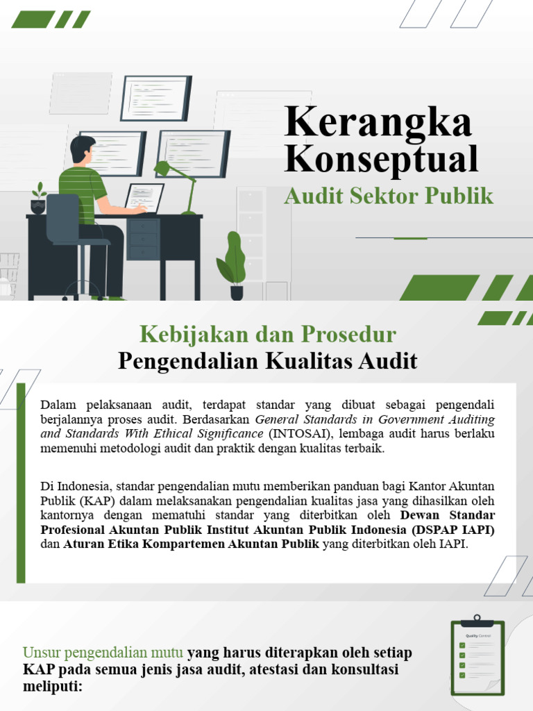 Kerangka Konseptual Audit Sektor Publik 1.0 | PDF