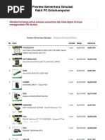 Simulasi Rakit PC Enterkomputer | PDF | Solid State Drive | Computing