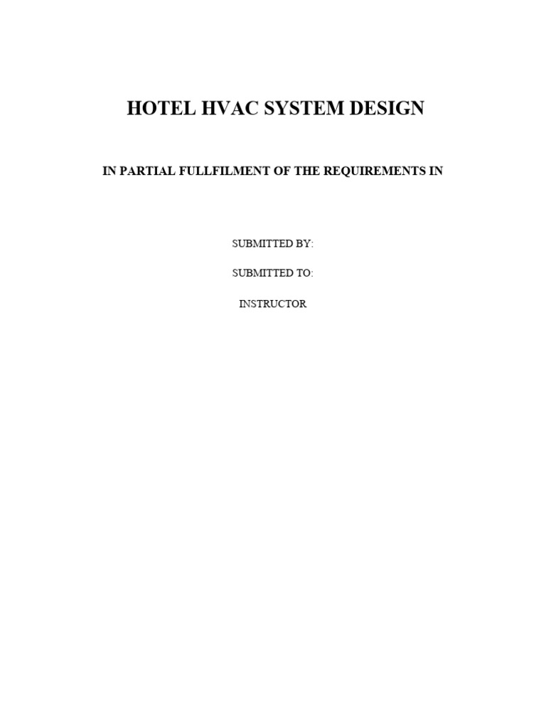 Hvacdesignfinalproject 1 | PDF | Humidity | Building Engineering