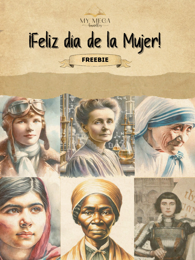 Freebie Dia de La Mujer - My Mega Bundles | PDF | Malala Yousafzai ...