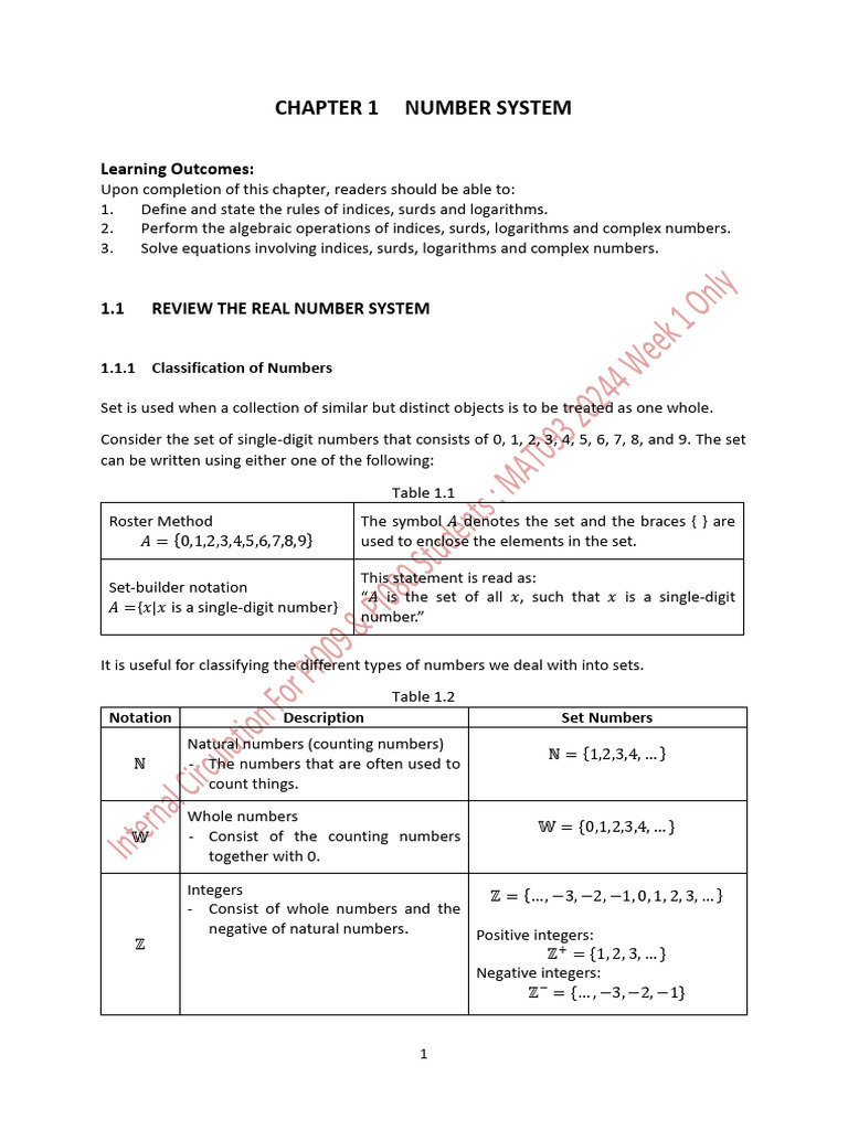 Understanding Number Systems and Indices | PDF | Numbers | Rational Number