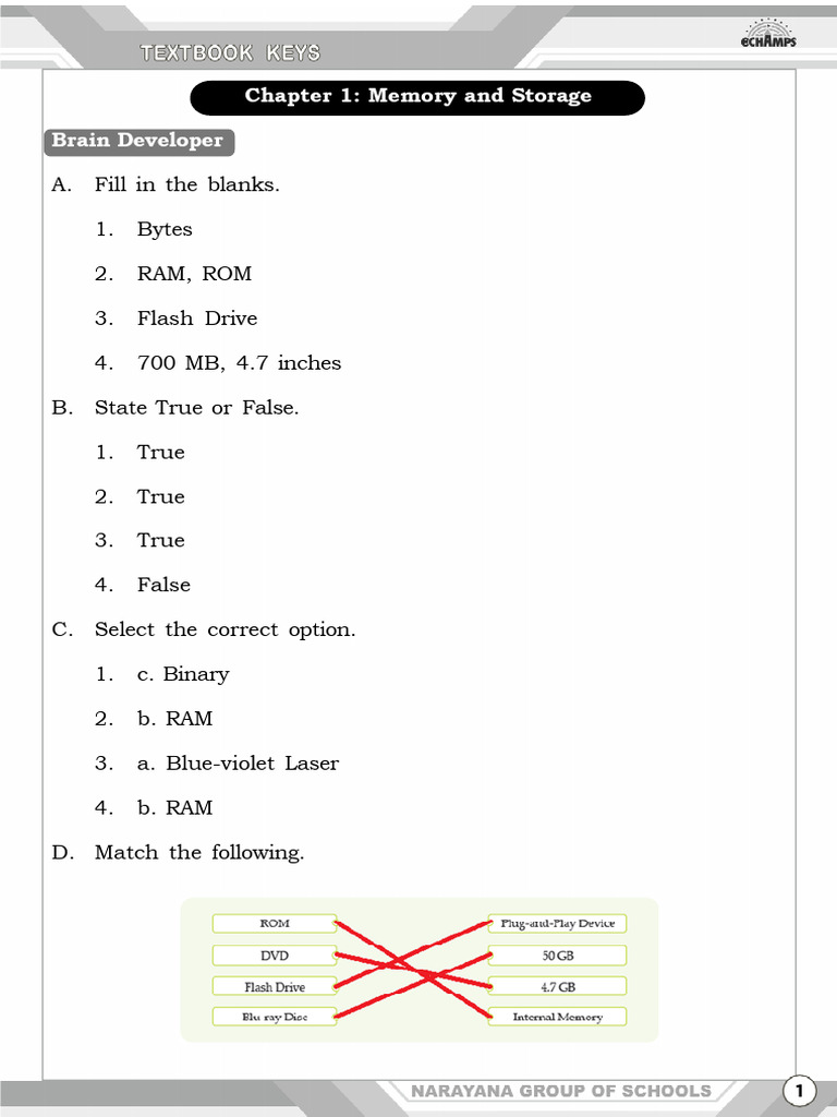 Byte Code - Class - 4 Answer Key-2024 | PDF | Computer Data Storage | World Wide Web