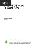 MB Manual A520m-K-Series e | PDF | Hdmi | Usb