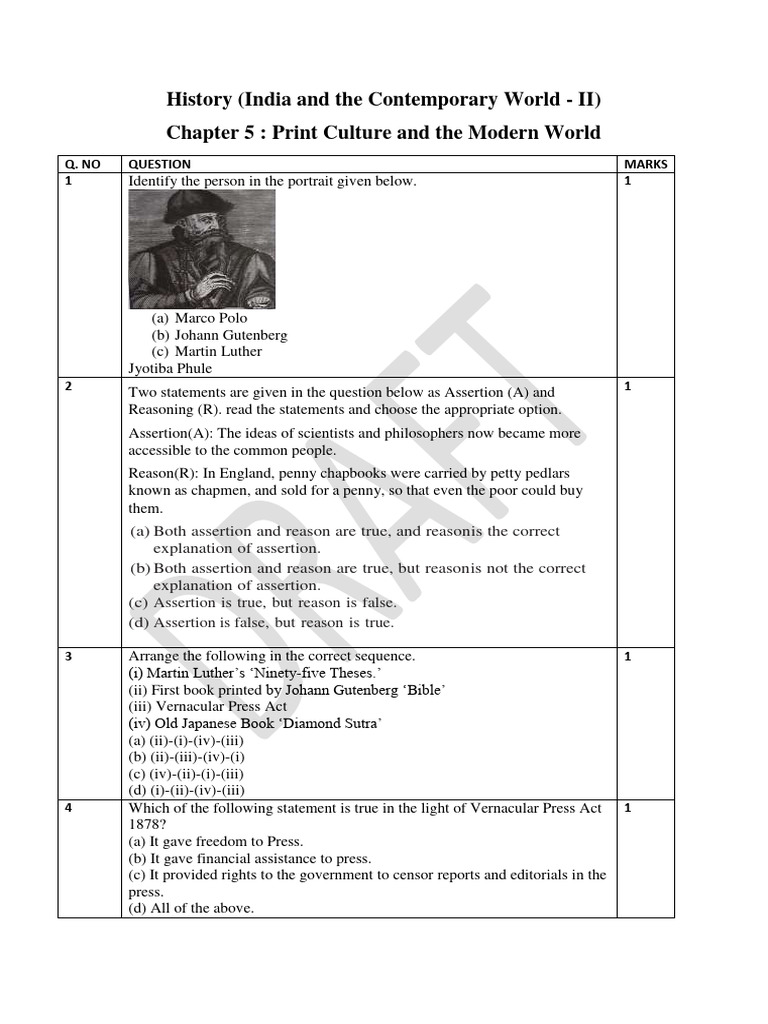 CH-5-History-Print Culture and The Modern World | PDF | Books | Newspapers