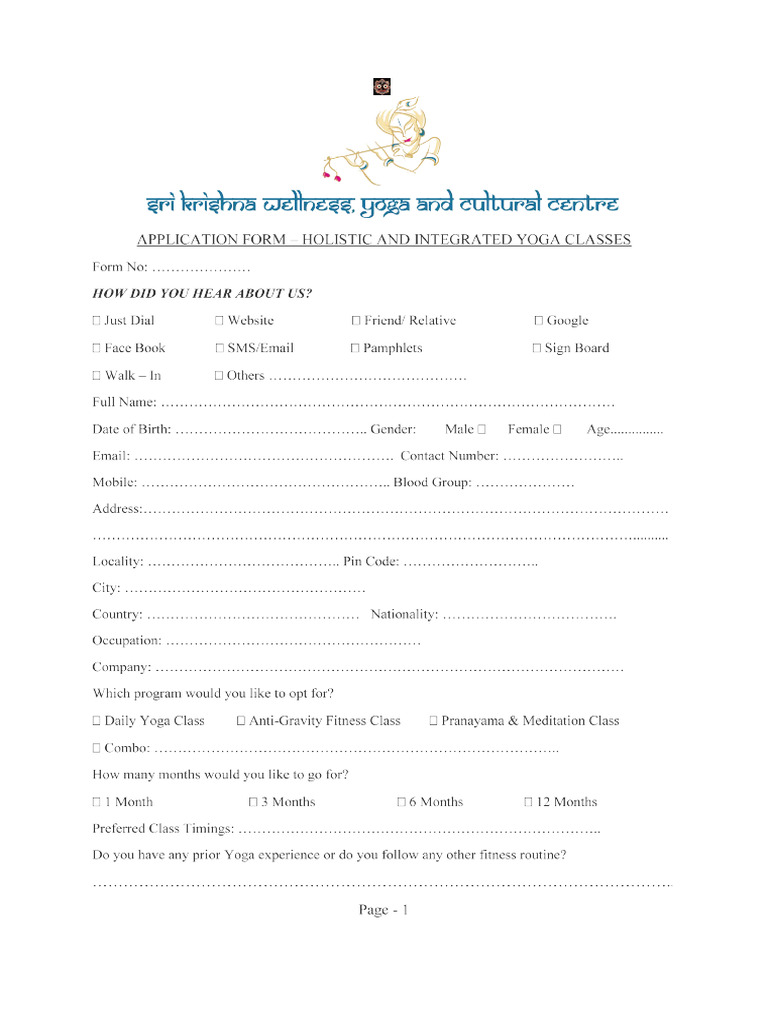 KWC - Final Application Form 15 Feb | PDF