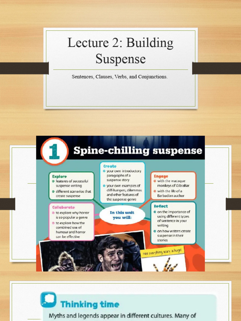 Creating Suspense in Writing Techniques | PDF | Perfect (Grammar ...