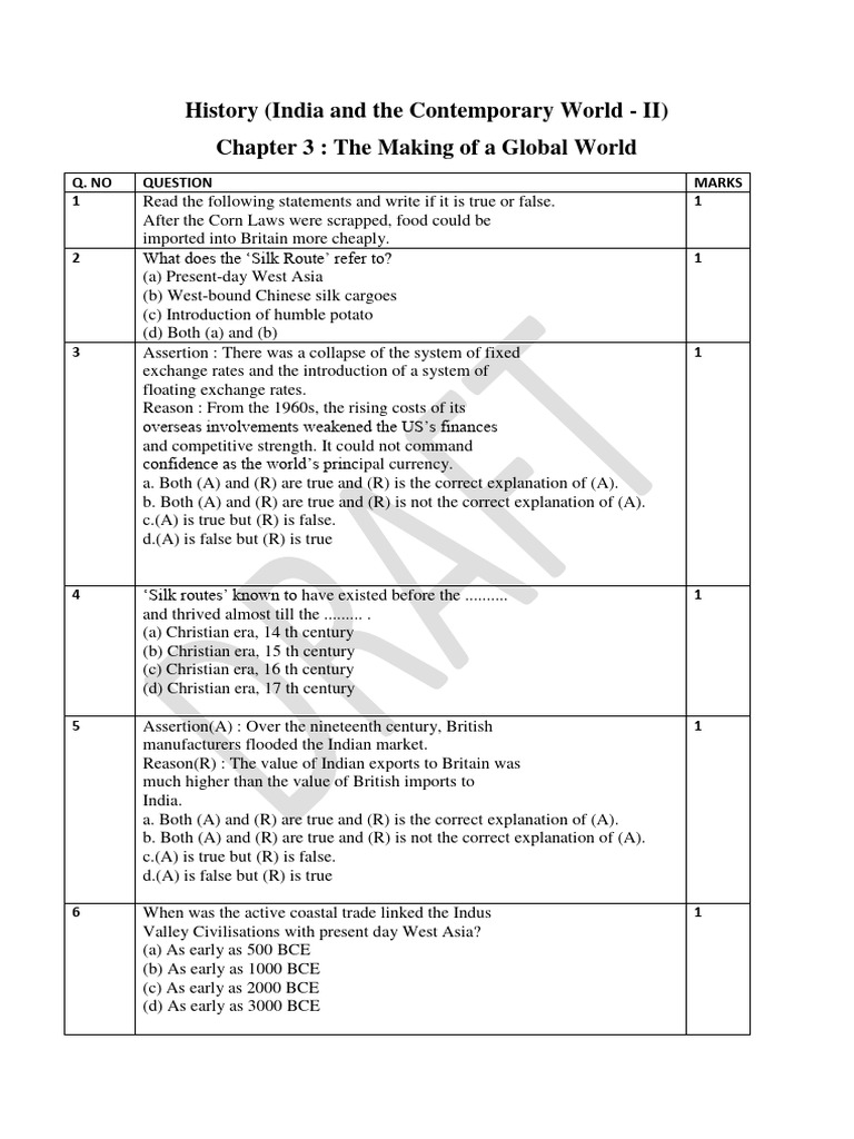 CH-3-History-The Making of A Global World | PDF | Bretton Woods System ...