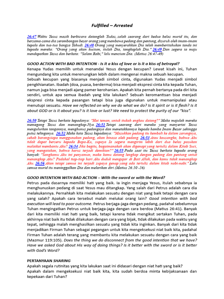 Bahan LG Maret 2024 Fulfilled - Arrested | PDF