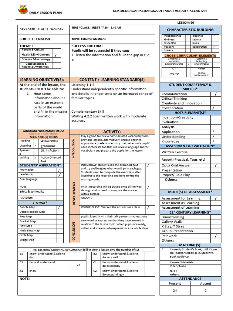 EXTREME SITUATIONS Lesson 68 - 70 | PDF | Vocabulary | Creativity