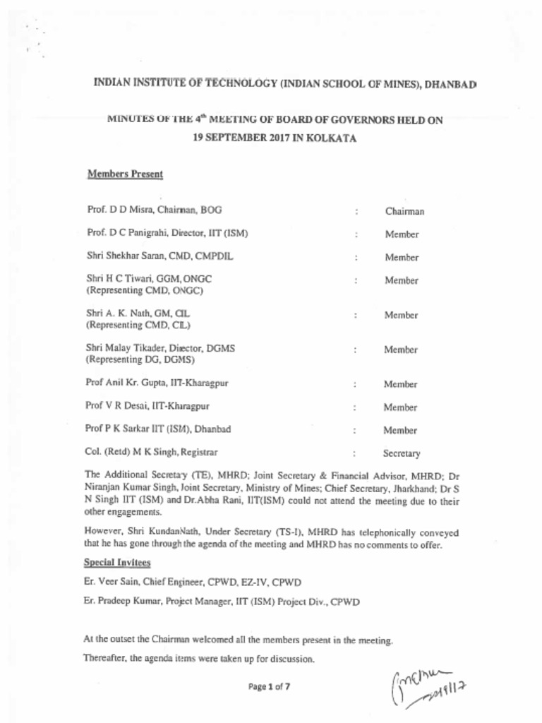 4th BOG | PDF