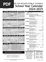 TCAPS School Calendar 2024-2025 | PDF