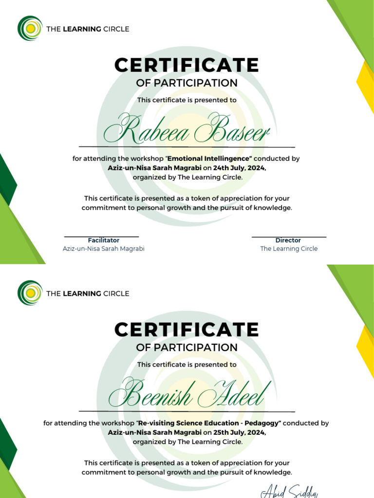 Educators Masterclass Series Certificate | PDF