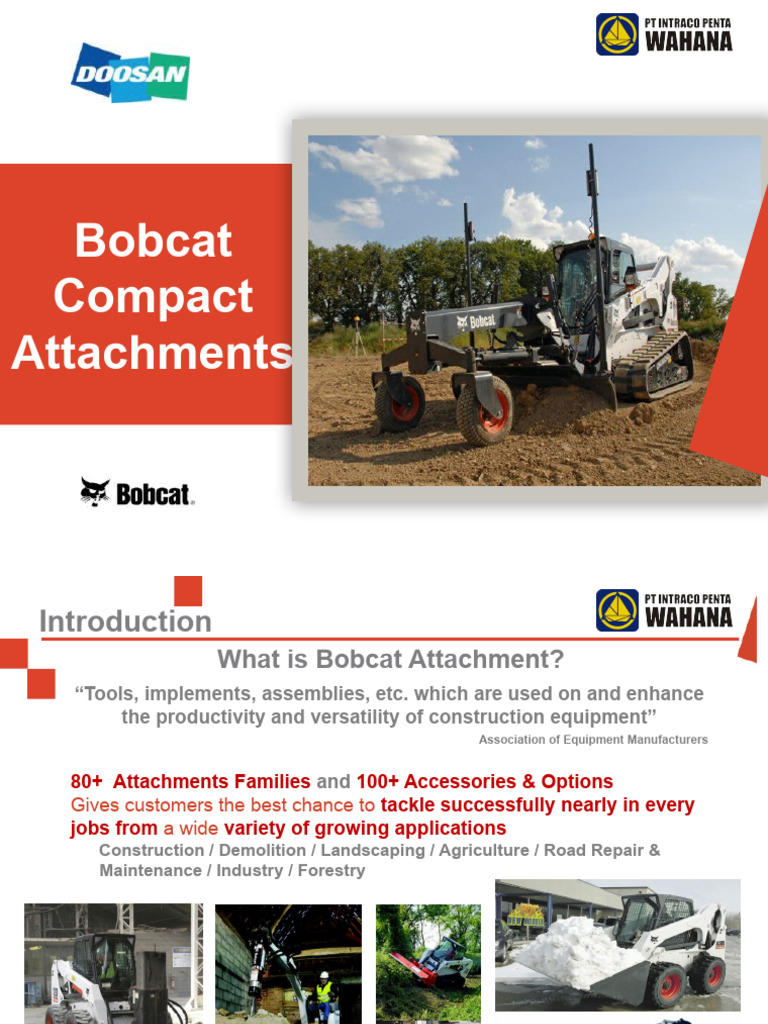 2018 Bobcat Attachments INA | PDF | Heavy Equipment | Construction ...