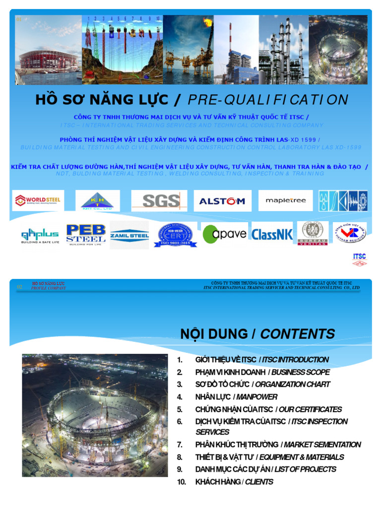Pre-Qualification - Itsc (Việt-Anh) | PDF