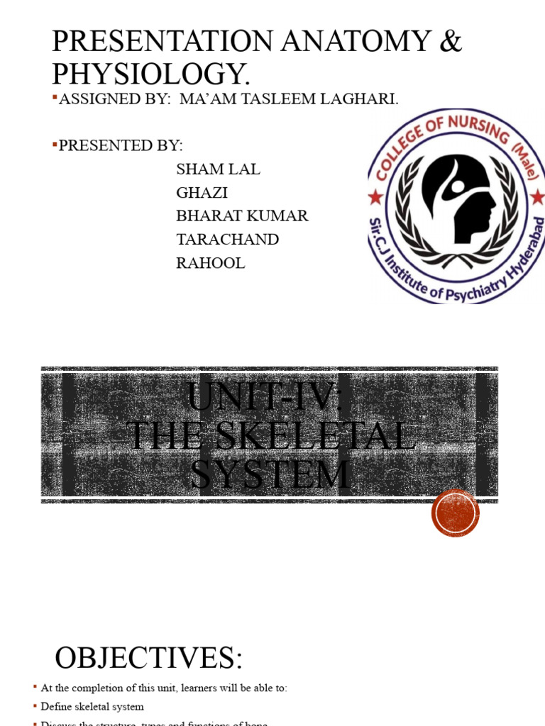 4 Skeletal System | PDF | Skeleton | Vertebral Column