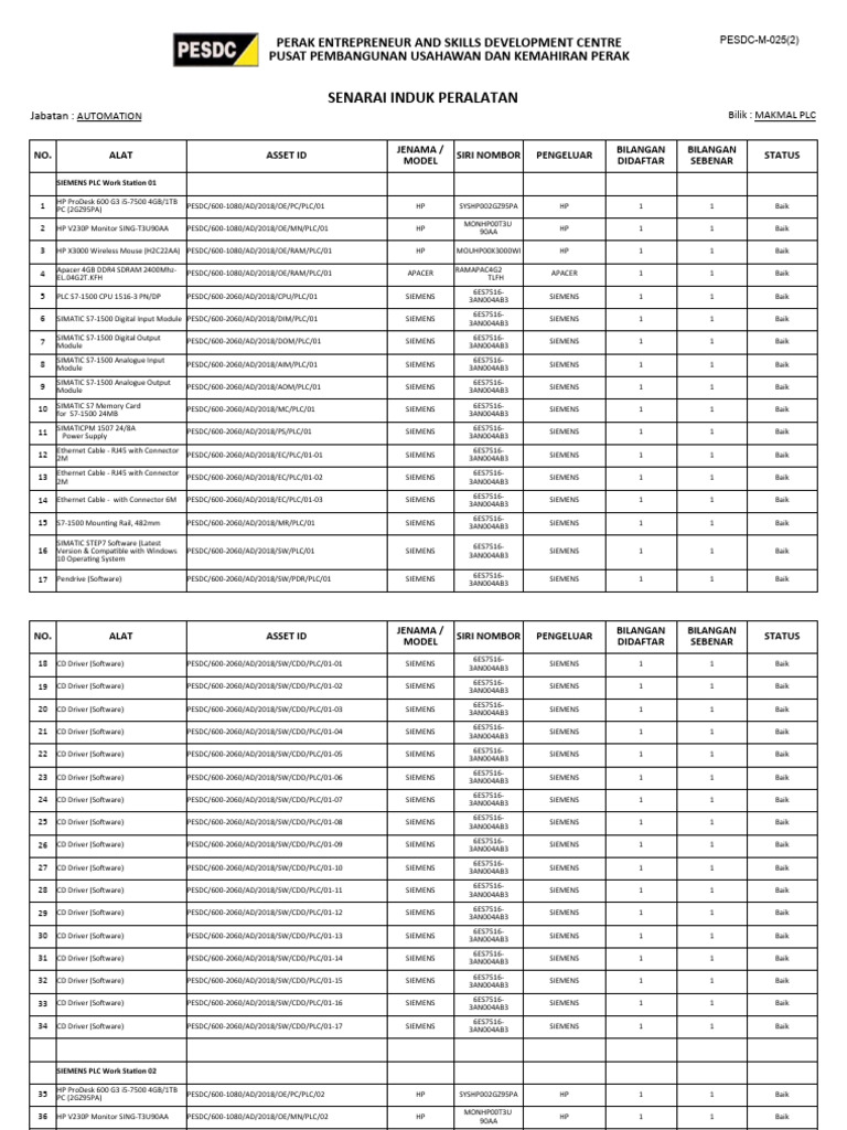 Contoh Form M-025 | PDF | Electronics | Computer Architecture