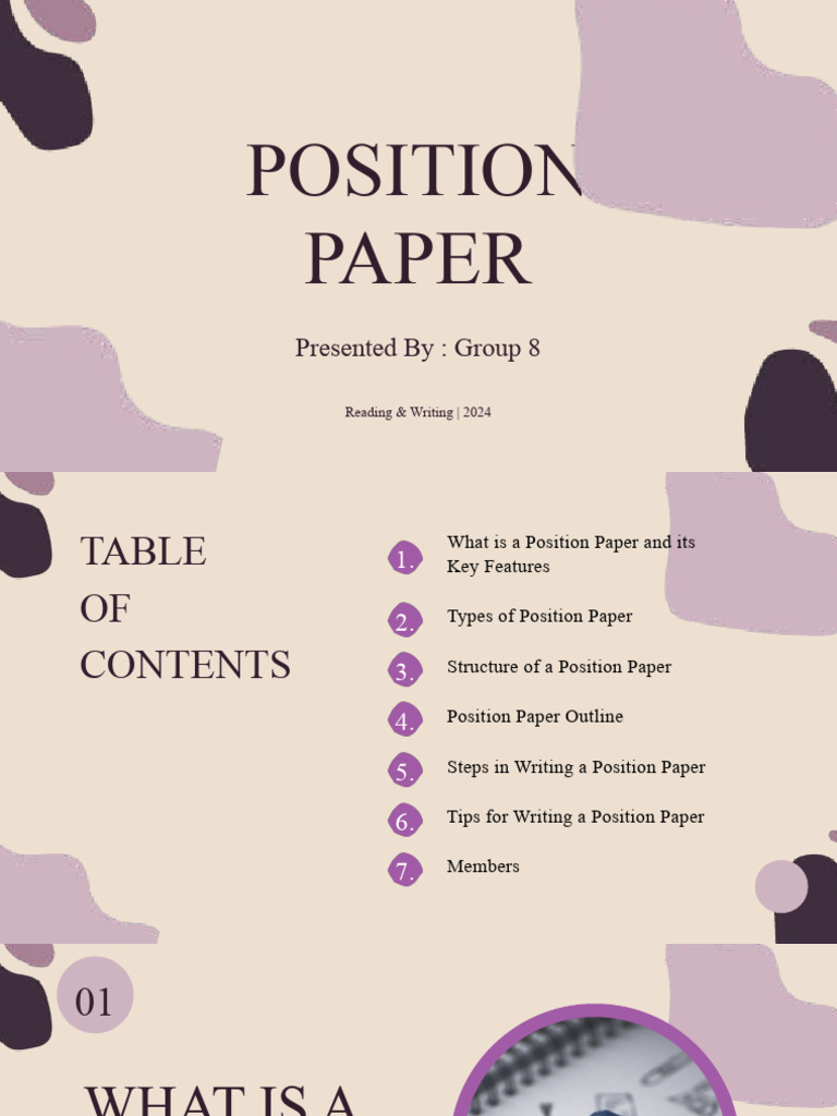 Position Paper G8 | PDF | Argument | Essays