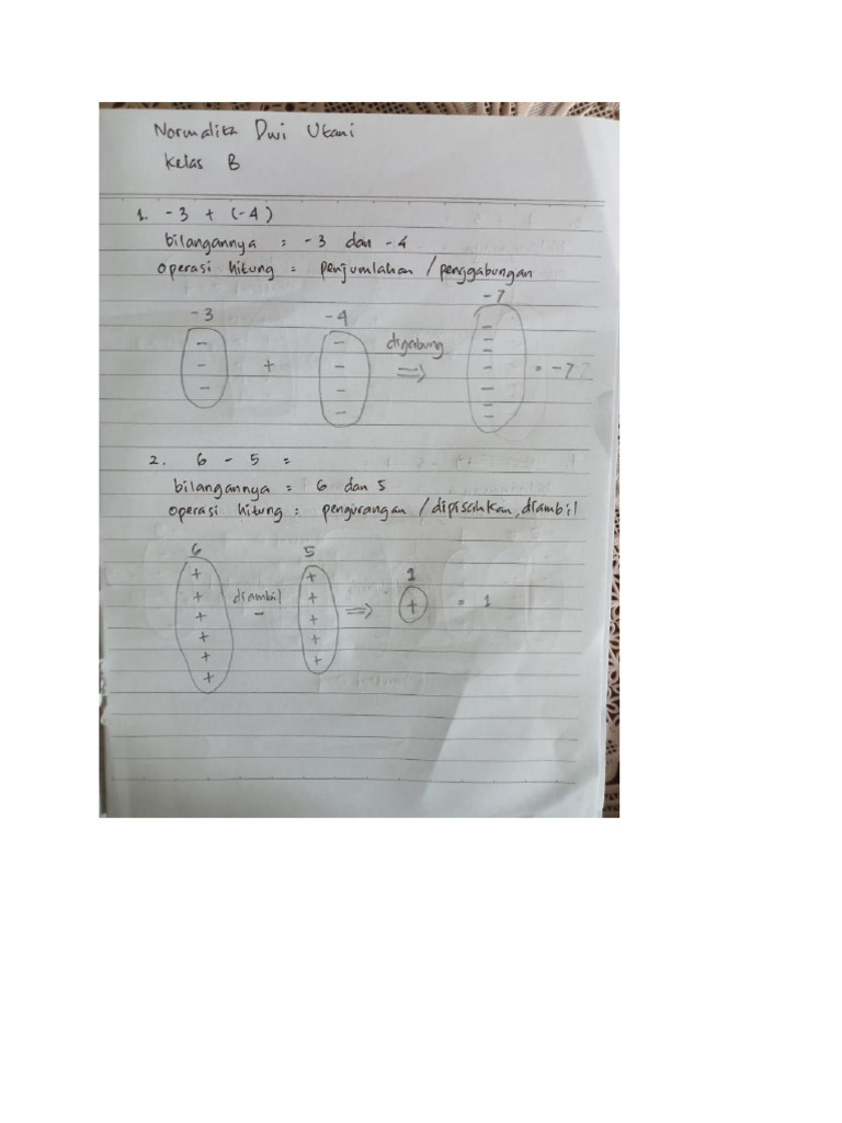 Operasi Hitung DG Manik-Manik | PDF