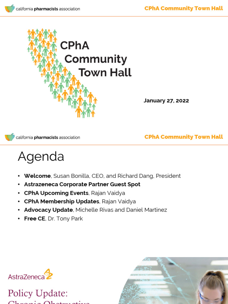 January 2022 CPhA Community Townhall Slides | PDF | Medical ...