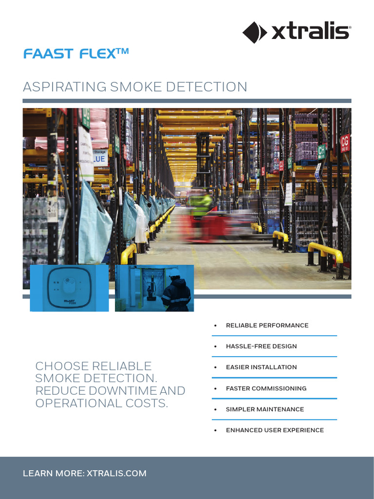 01 FAAST FLEX Product Brochure A4 IE Lores | PDF | Warehouse | Sensor