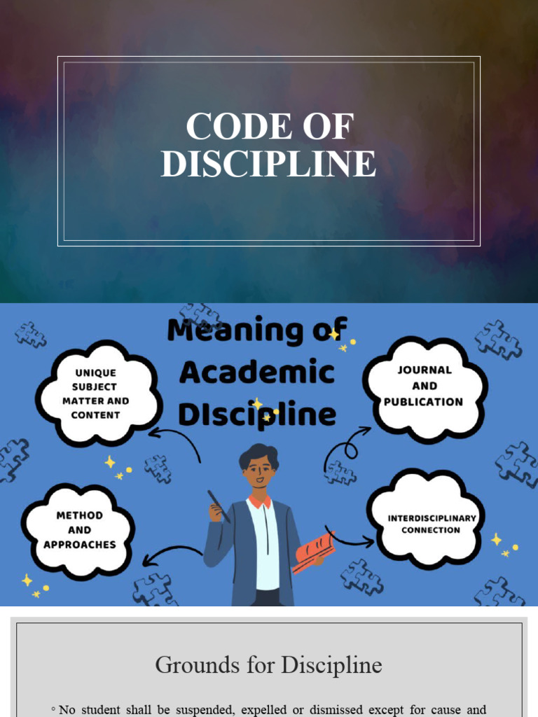Code of Discipline | PDF