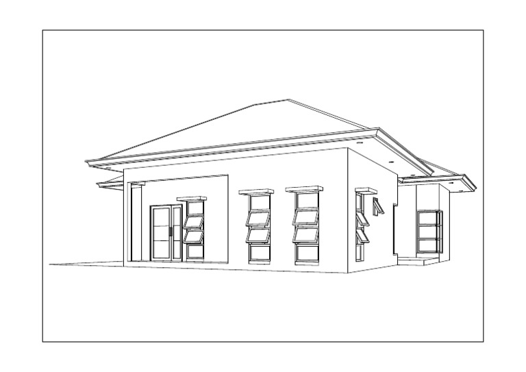 Exterior Perspective Cad Form Scale 1 | PDF
