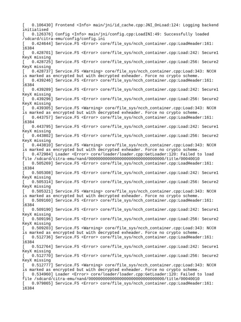 Citra Log | PDF | Rendering (Computer Graphics) | Encryption