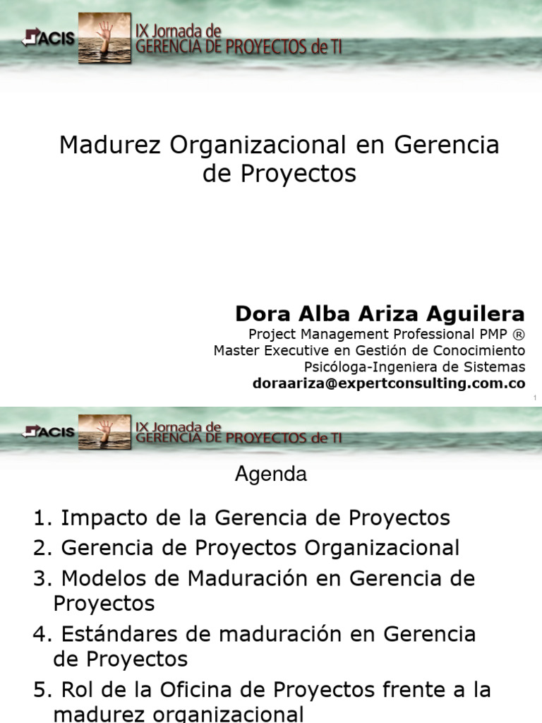 Conferencia Dora Alba Ariza Aguilera | PDF | Profesional en el manejo ...