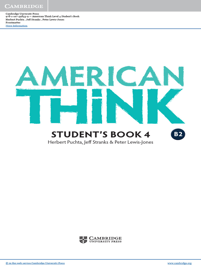 American Think | PDF | Verb | Adjective