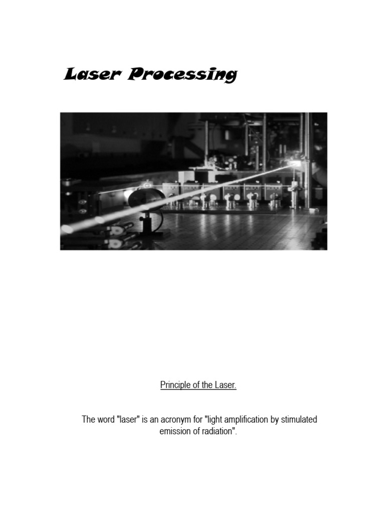 Lecture 3 | PDF | Laser | Materials