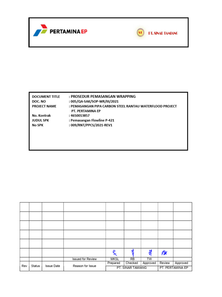 SOP Pemasangan Wrapping | PDF