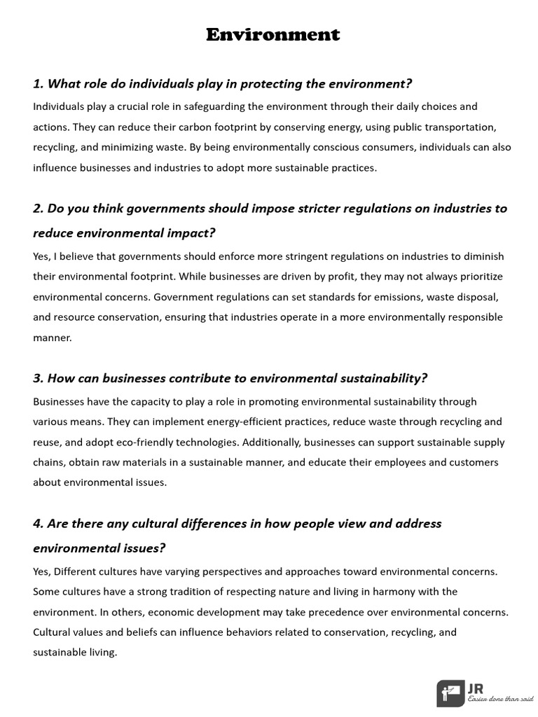 Environment | PDF | Climate Change Mitigation | Agriculture